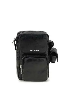 Balenciaga Superbusy Vertical Shoulder Bag - Black