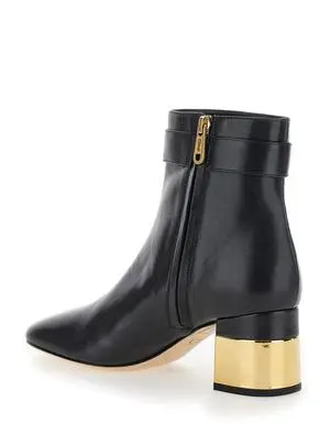 Chloé Alize Leather Ankle Boots - Multicolor
