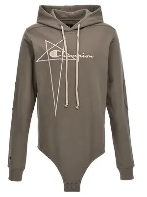 Rick Owens Champion X Hooded Bodysuit