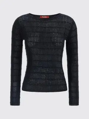 Max Mara Wool And Silk Sweater - Black