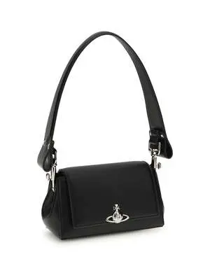 VIVIENNE WESTWOOD Hazel Shoulder Bag - Black
