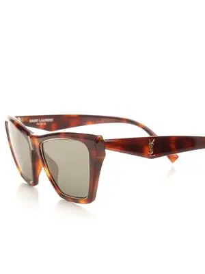 Saint Laurent Sl M130 Sunglasses - Brown
