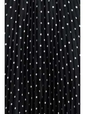 SELF-PORTRAIT Polka Dot Long Dress