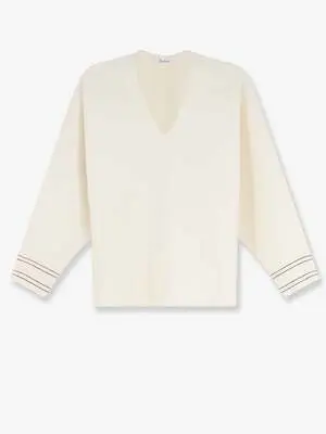 Max Mara Mxmundici Wool Blend Sweater - Multicolor