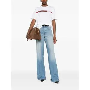 Gucci Cotton Striped Logo T-shirt