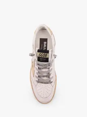 GOLDEN GOOSE Ball Star Leather Sneakers - Multicolor