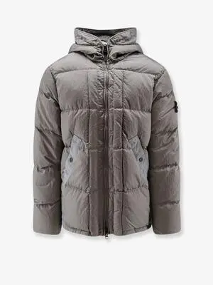 Stone Island Nylon Metal Down Jacket - Gray