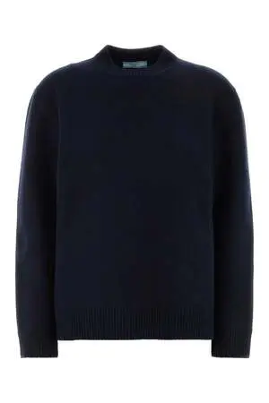 Prada Navy Wool Sweater - Blue