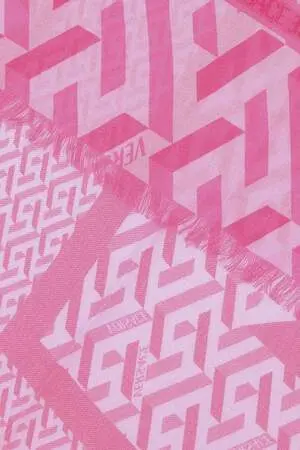 Versace Printed Modal Blend Scarf - Multicolor