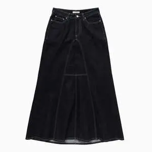 1989 STUDIO Long Flare Denim Skirt