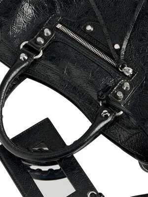 Balenciaga Le City Small Arena Lambskin Bag - Black