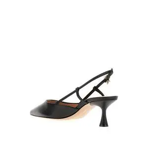GIANVITO ROSSI Leather 'ascent 55' Slingback Pumps