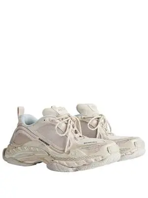 Balenciaga Triple S.2 Worn-out Effect Mesh Sneakers