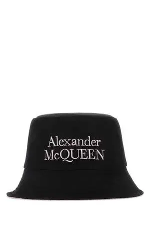 Alexander McQueen Nylon Reversible Hat - Black