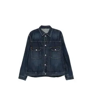 Sacai Jackets Denim Jackets - Blue