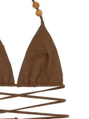 Magda Butrym Re 26' Bikini Top - Brown