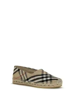 Burberry Mews Check Espadrilles