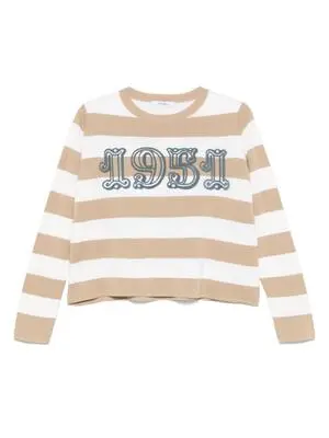 Max Mara Wool Striped Sweater - Multicolor