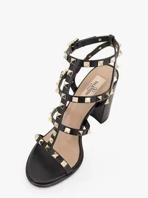 Valentino Garavani Rockstud Leather Sandals - Multicolor