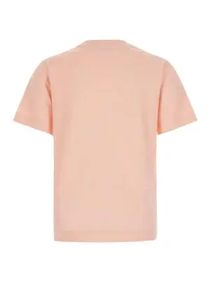 Burberry Cotton T-shirt With Embroidered Ekd Logo - Multicolor