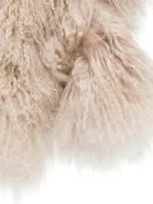 YVES SALOMON Scarf Long Hair Lamb - Multicolor