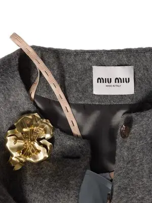 Miu Miu Crystal Embellished Broche