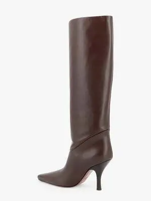Paris Texas Rose 95 Leather Boots - Multicolor