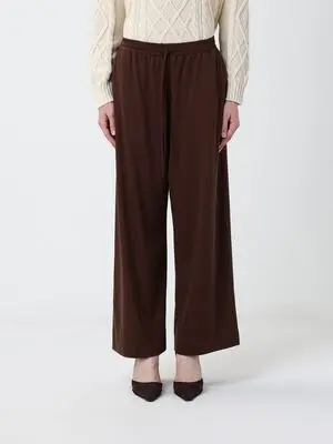 Max Mara Lyocell Blend Palazzo Trousers - Brown
