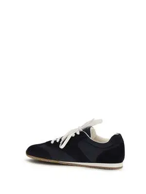 Prada Suede And Fabric Sneakers