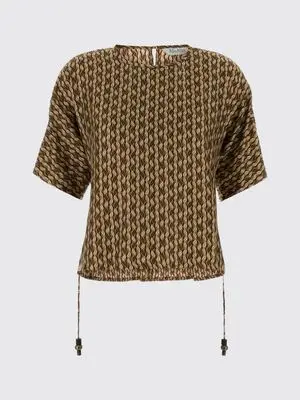 Max Mara Printed Silk Top