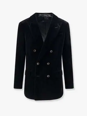 TOM FORD Double-breasted Velvet Blazer