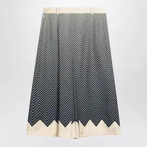 Valentino Garavani Patterned Silk Skirt