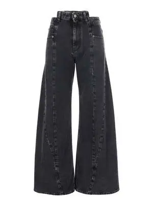 MAISON MARGIELA Wide Leg Jeans - Multicolor