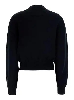Givenchy Crystal-embellished Wool And Cotton Blend Crew Neck Sweater - Multicolor