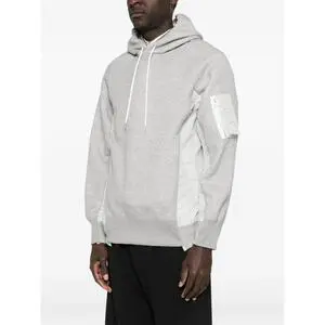 Sacai Grey Sweaters & Knitwear Hoodies