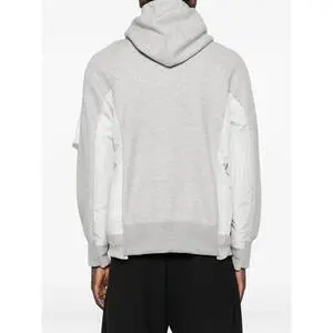 Sacai Grey Sweaters & Knitwear Hoodies