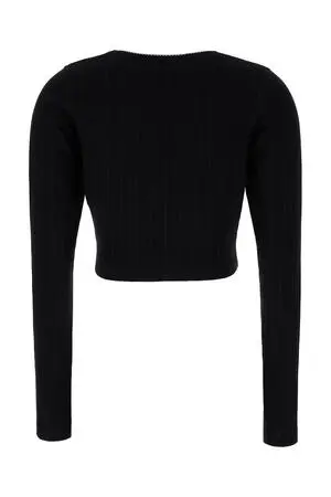JW Anderson Ribbed Cropped Top - Multicolor