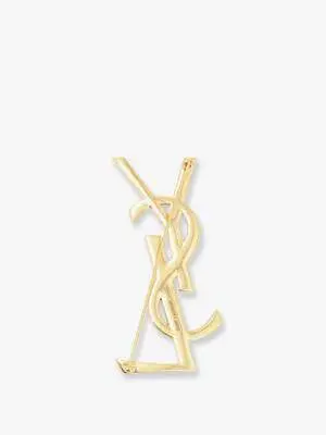 Saint Laurent Brass Serpente Brooch