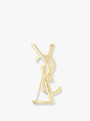 Saint Laurent Brass Serpente Brooch
