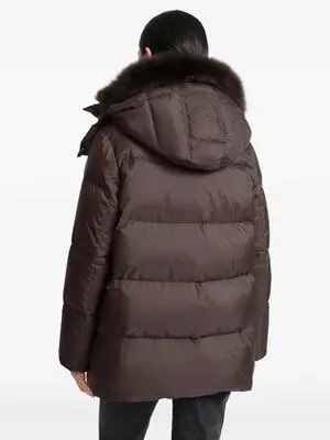 YVES SALOMON Padded Fur Down Jacket