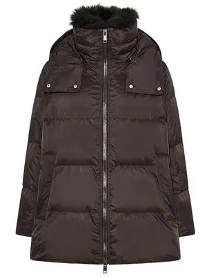 YVES SALOMON Bottega Veneta Sardine Necklace - Brown