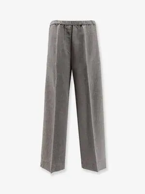 TOTEME Viscose Trousers - Multicolor