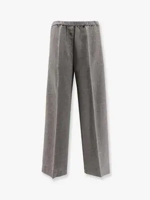 TOTEME Viscose Trousers - Multicolor