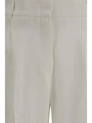 Max Mara Linen Pants - White