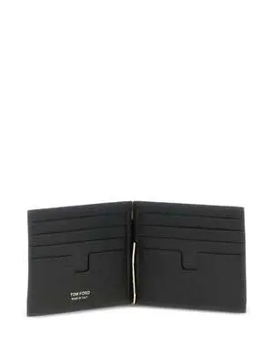 TOM FORD Grained Leather Money Clip Wallet