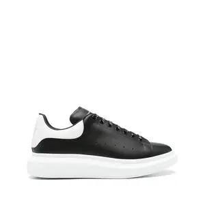 Alexander McQueen Leather Low-top Trainers - Black