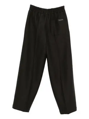 AMI Paris Wool Wide-leg Trousers