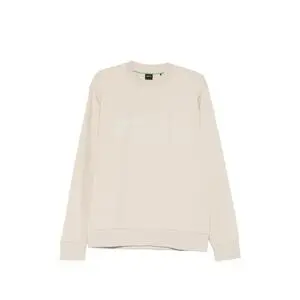 BOSS Embossed Logo Sweatshirt - Cream
