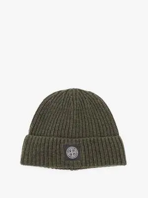 Stone Island Geelong Virgin Wool Hat - Multicolor