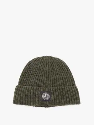 Stone Island Geelong Virgin Wool Hat - Multicolor